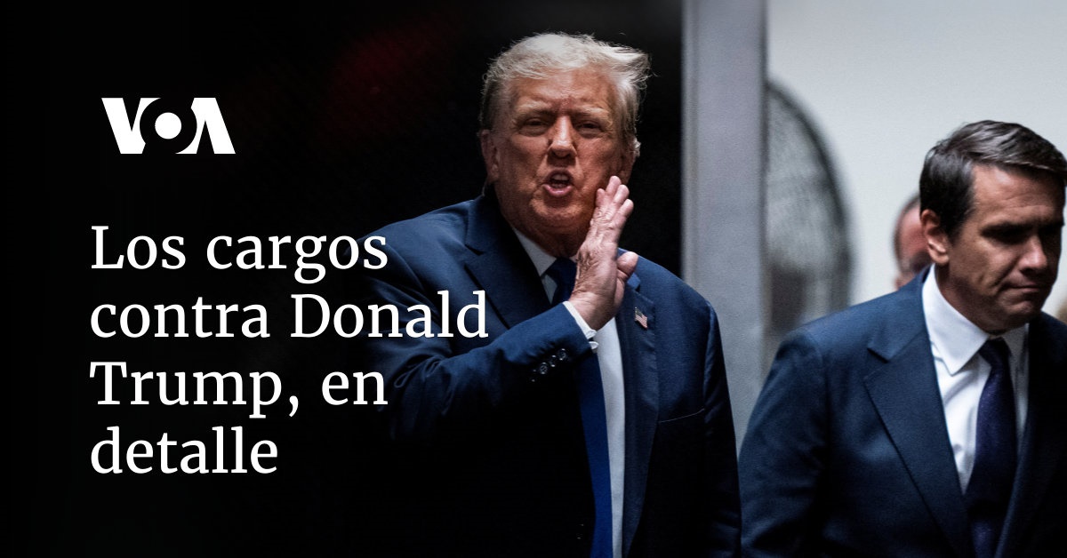 Los cargos contra Donald Trump, en detalle