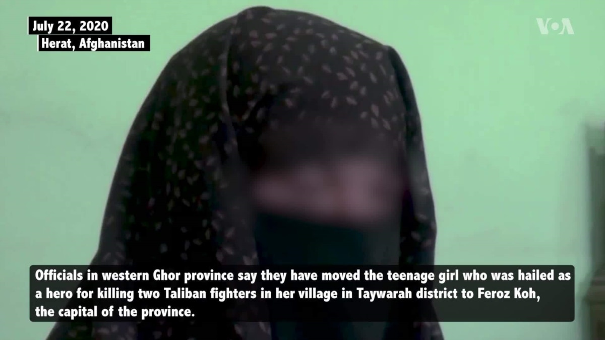 Afghan Girl Who Killed 2 Taliban Moved to ‘Safer Place’