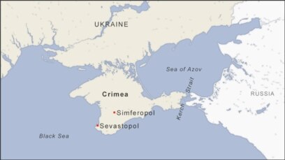 Crimean Peninsula Europe Map