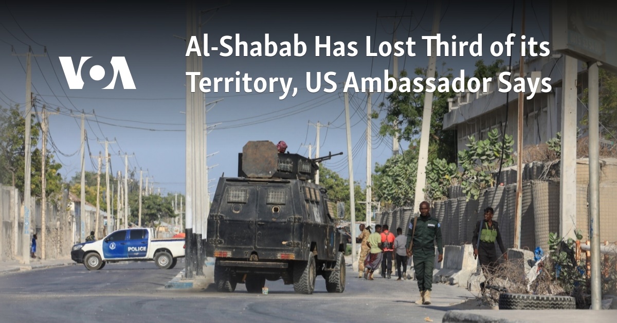 Al-Shabab Has Lost Third of its Territory, US Ambassador Says