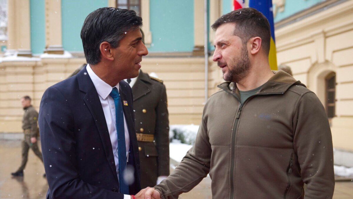 Новий премєр міністр Британії з візитом в Україні Сунак і Зеленський
