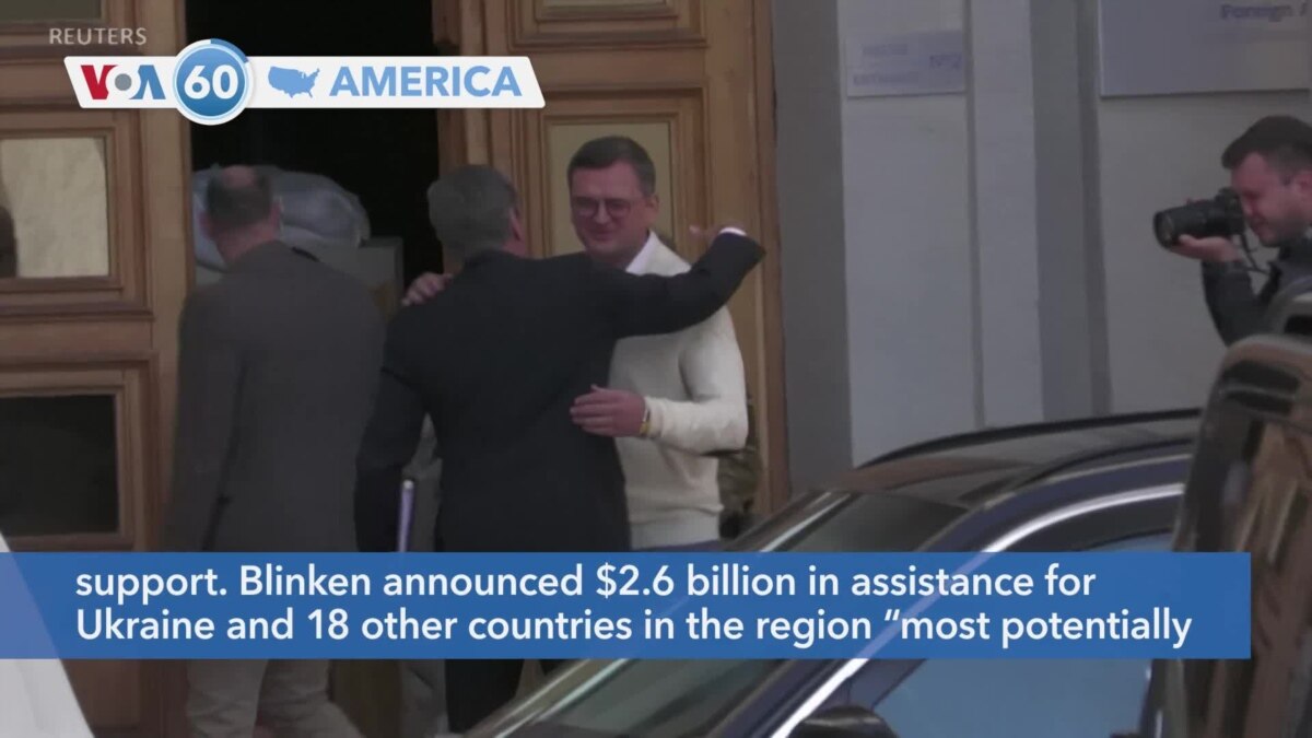 VOA60 America - Blinken in Kyiv, Announces New Security Assistance for ...