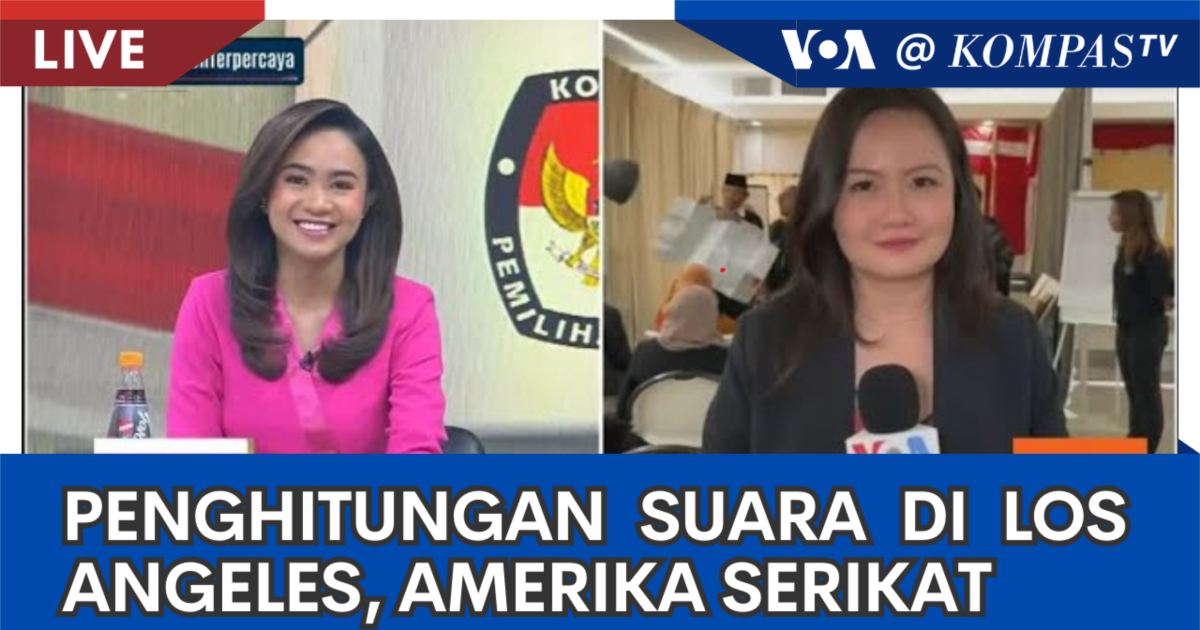 Laporan Langsung VOA untuk Kompas TV: Penghitungan Suara di Los Angeles, Amerika Serikat
