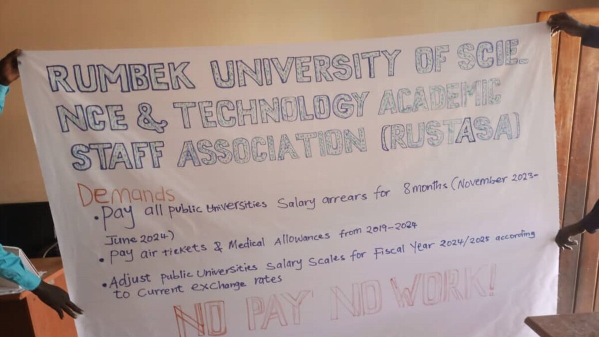 The academic staff at South Sudan’s Rumbek University partially end strike