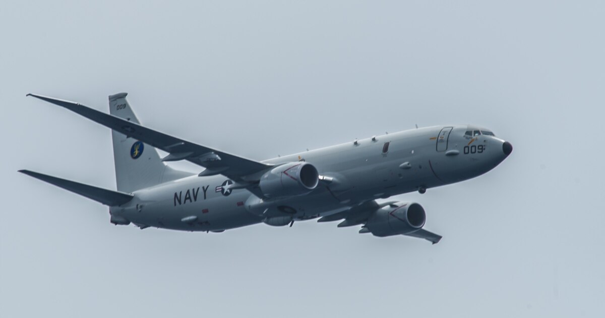 미 해군 해상초계기 P-8A ‘포세이돈’ 타이완해협 전개