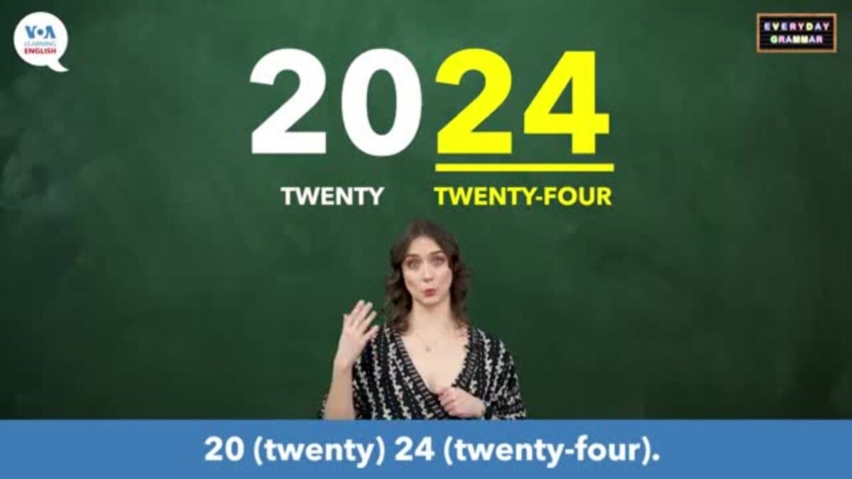 Everyday Grammar TV: Pronouncing Years in American English, Part 2