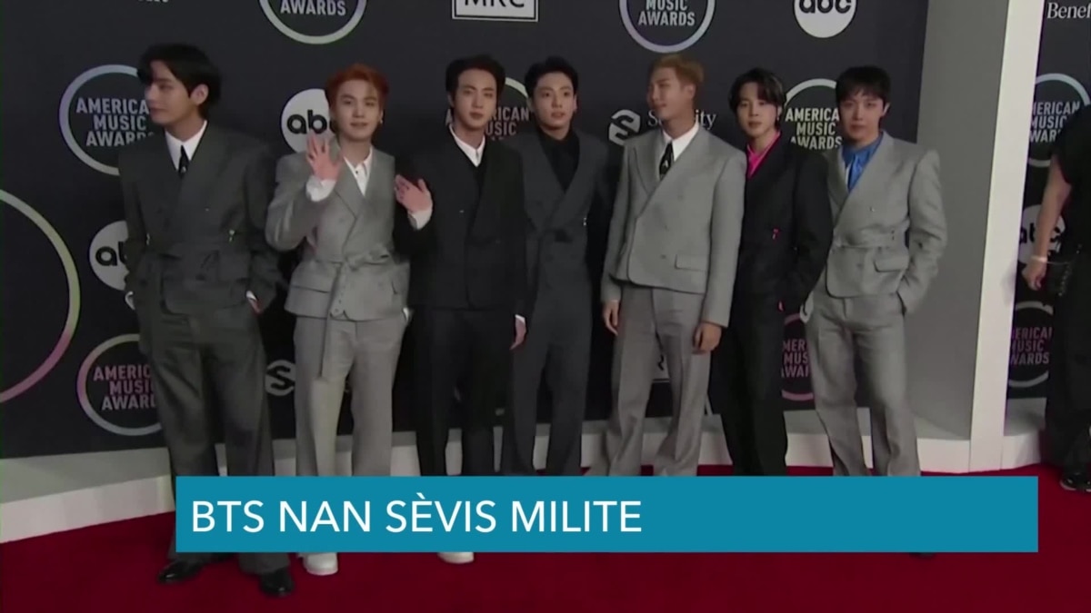 BTS: RM, V, Jimin, Jung Kook ap Tanmen Sèvis Milite Kore Di Sid 11-12 Desanm