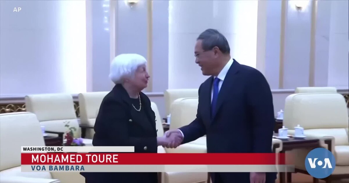 Ameriki Nafolo mara minisiri Janet Yellen y’a Fɔ Siniwa jamana ...