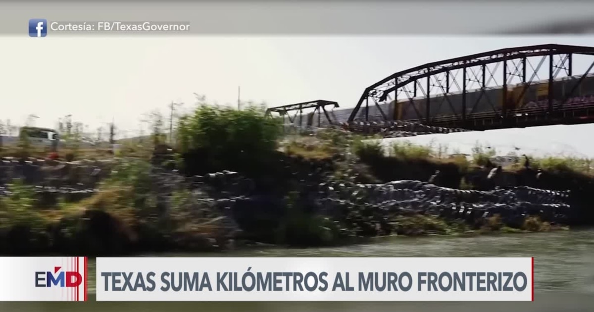 EEUU: Texas incrementa barreras en frontera con México
