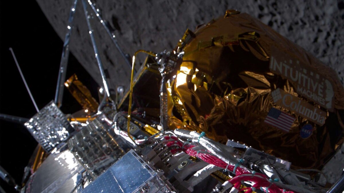 Private Spacecraft Makes First Us Moon Landing In More Than 50 Years
