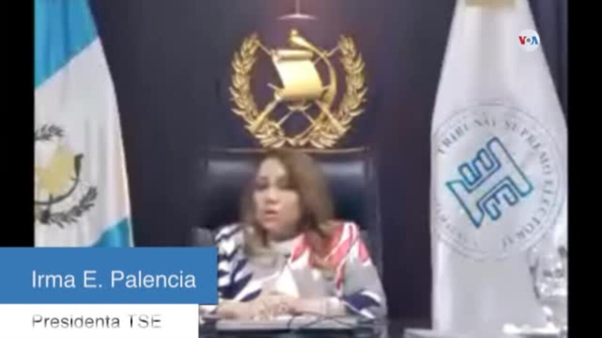 Guatemala TSE -Irma Palencia- Presidenta