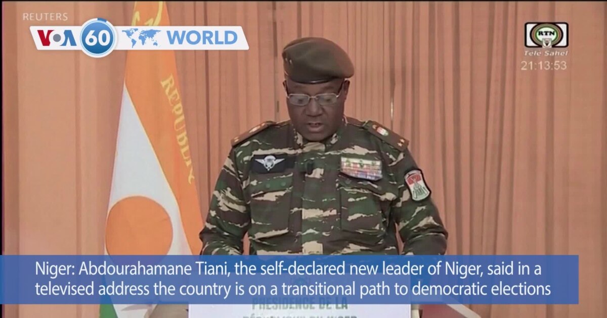 VOA60 World - Self-declared leader of Niger said country is on path to ...