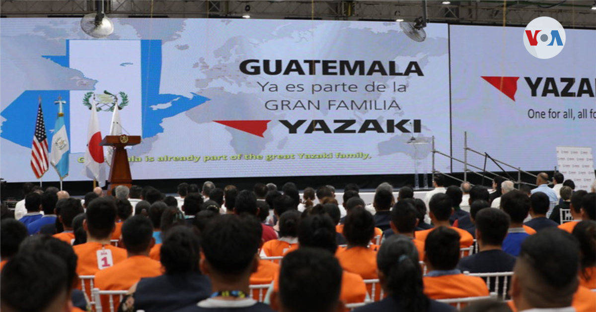 Yazaki abre fábrica en Guatemala como parte del “llamado a la acción”