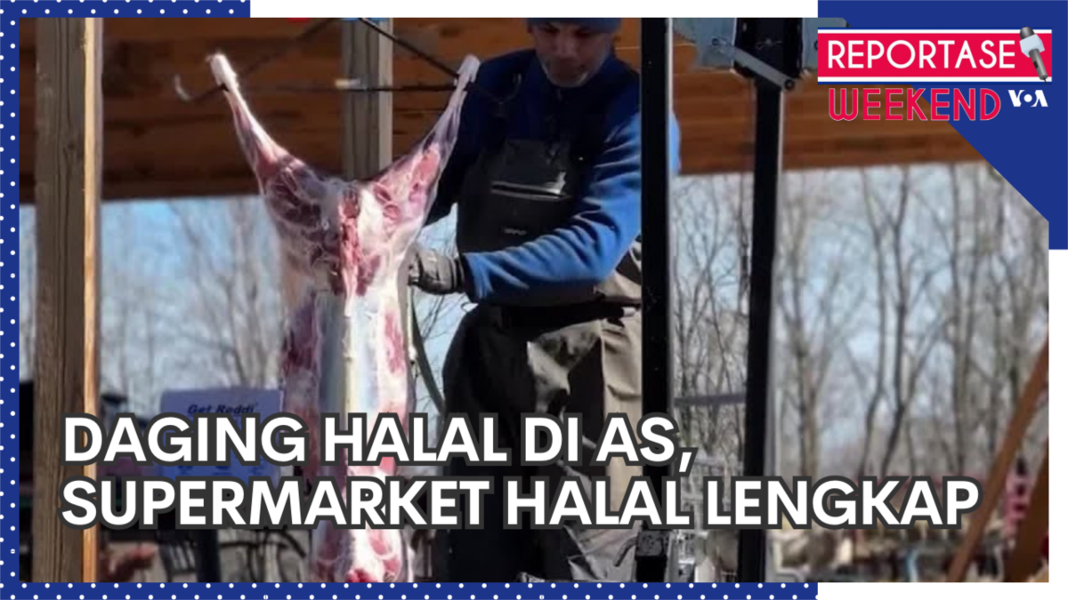 Reportase Weekend: Rumah Potong Daging Halal AS, Supermarket Halal Lengkap.