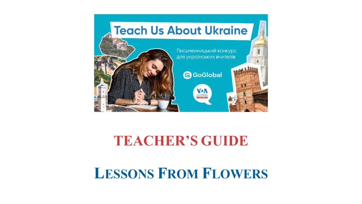 Lessons from Flowers - Lesson Plan