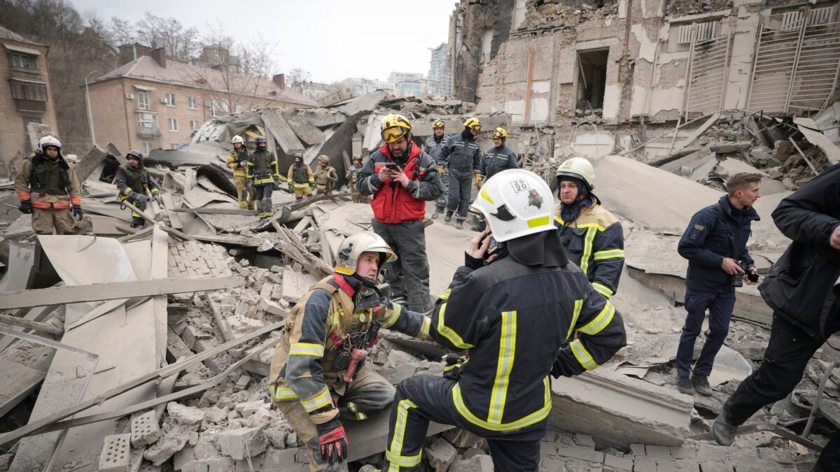 Kyiv Endures Another Russia Bombardment as Moscow Reels from Concert ...