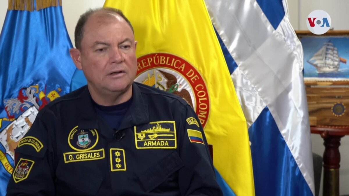 Entrevista al vicealmirante Orlando Enrique Grisales, jefe de Estado ...