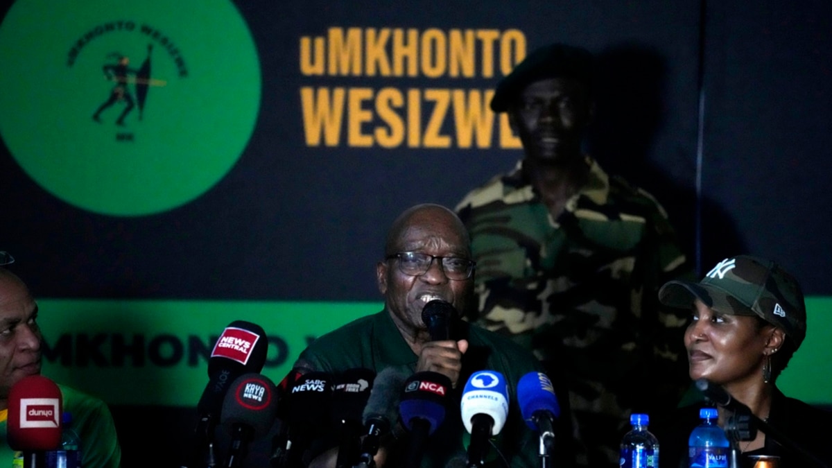 Zuma anuncia apoio ao novo partido Umkhonto we Sizwe em detrimento do ANC