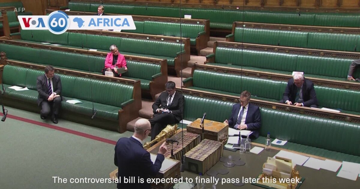 VOA60 Africa - UK lawmakers debate controversial plan to sent migrants ...
