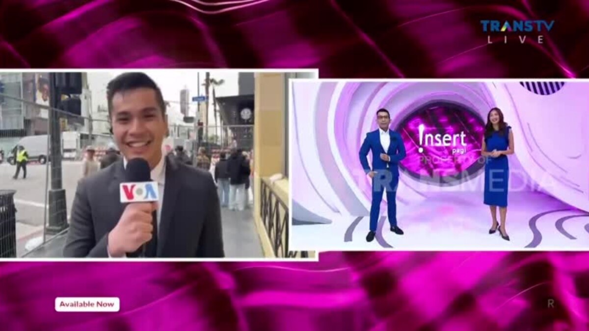 Laporan Langsung VOA untuk Insert Pagi: Menjelang Acara Oscars 2023