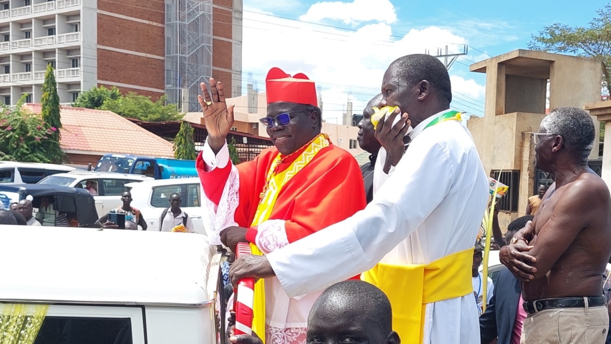 South Sudan's Cardinal Returns to Juba with Big Fanfare