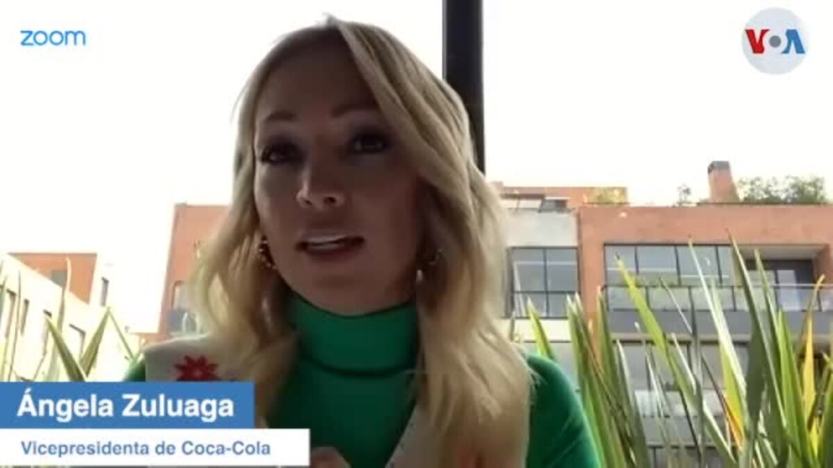 Ángela Zuluaga, vicepresidenta de Coca Cola, habla de su reciente ...