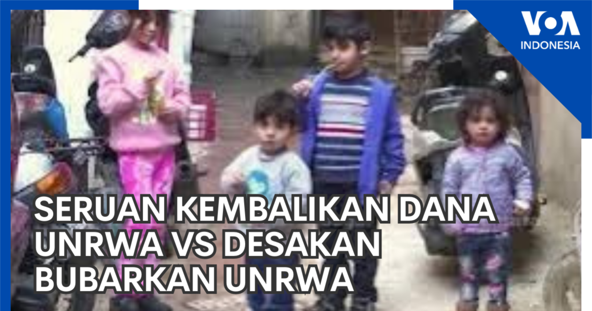 Seruan Kembalikan Dana UNRWA vs Desakan Bubarkan UNRWA