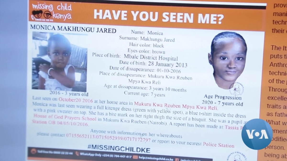 Kenyan Group Uses Forensic Imaging to Help Find Missing Children