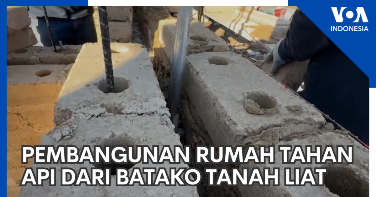 Pembangunan Rumah Tahan Api dari Batako Tanah Liat