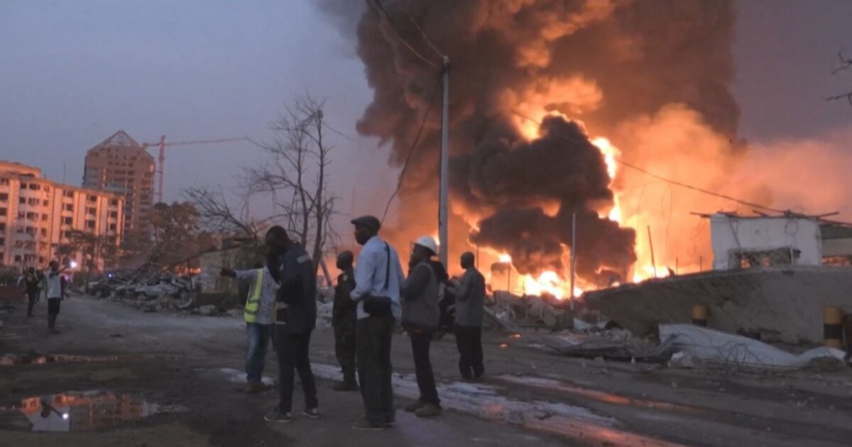 Guinée: la solidarité s'organise après l'incendie meurtrier à Conakry