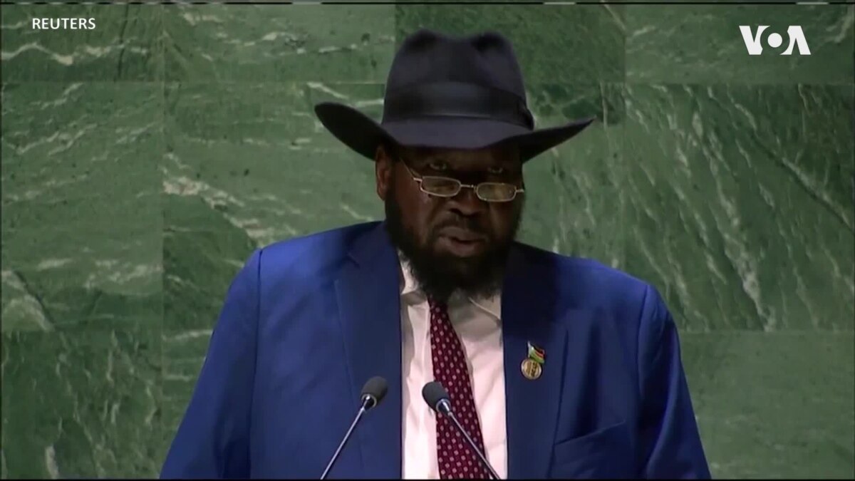 South Sudan President Salva Kiir Addresses 78th Unga