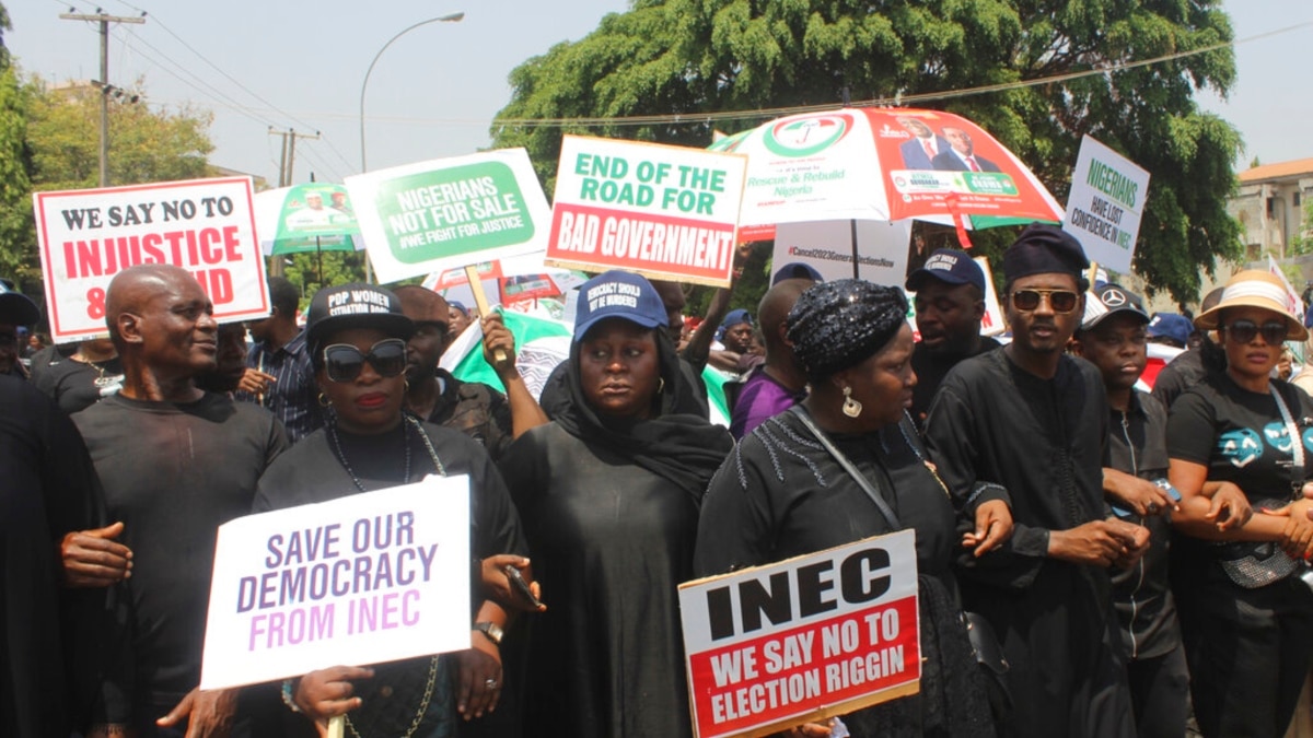 Nigeria's Opposition People's Democratic Party Protests Election Outcome