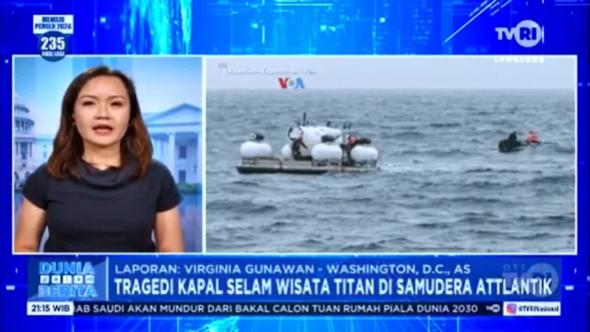 Laporan VOA untuk TVRI: Tragedi Kapal Selam Wisata Titan di Samudera ...