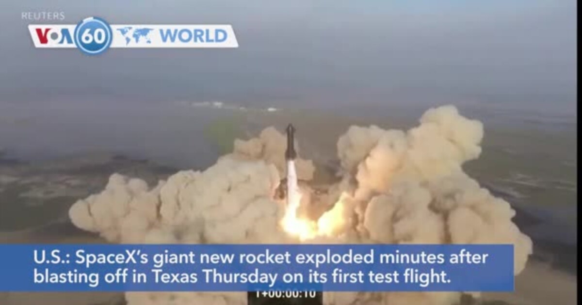 SpaceX’s giant new rocket explodes minutes after launch