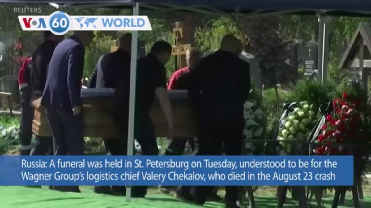 VOA60 World- A funeral was held in St. Petersburg on Tuesday ...