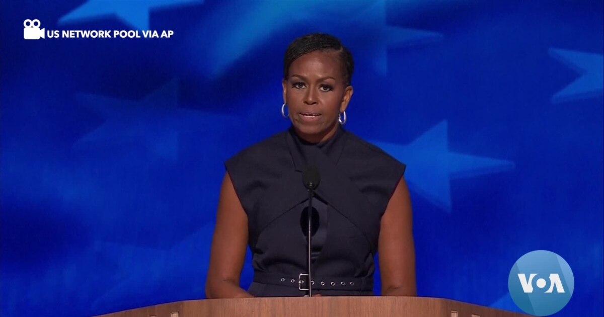 Michelle Obama declares 'hope is making a comeback' in America as she ...