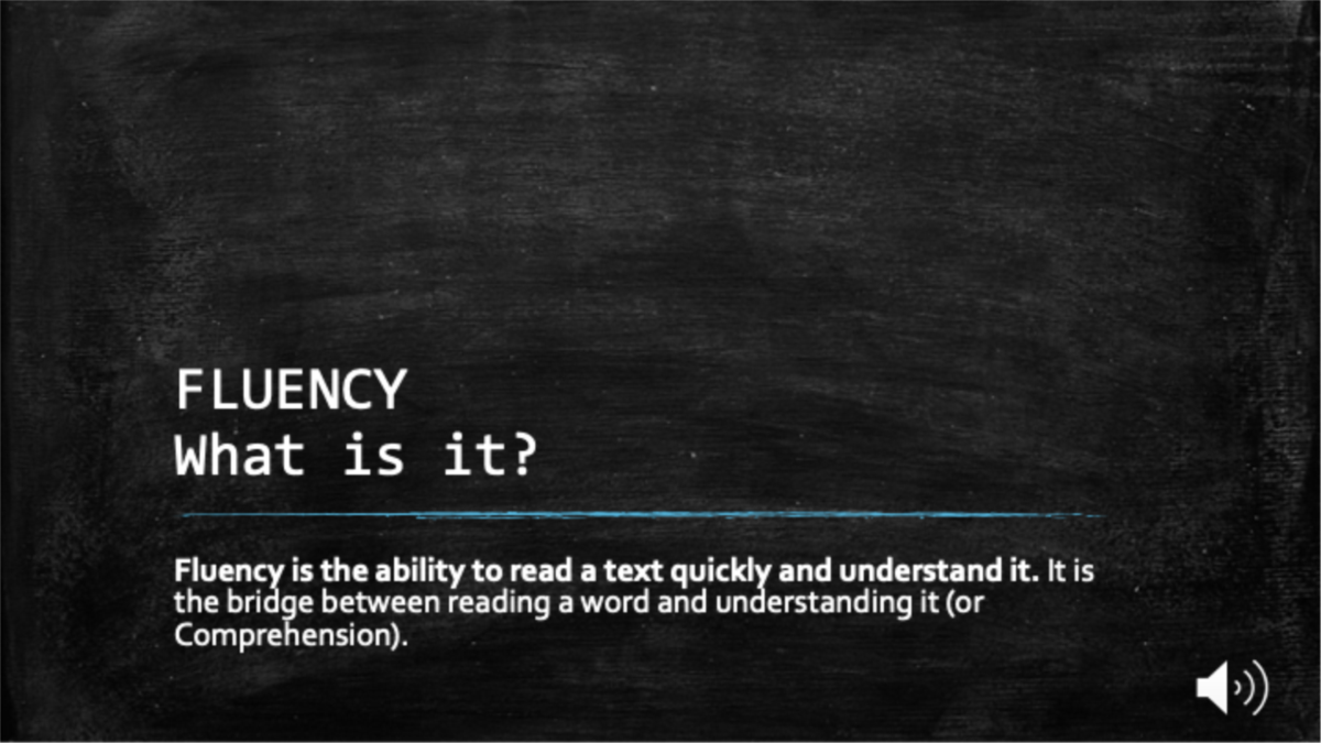 Reading Skills - Fluency