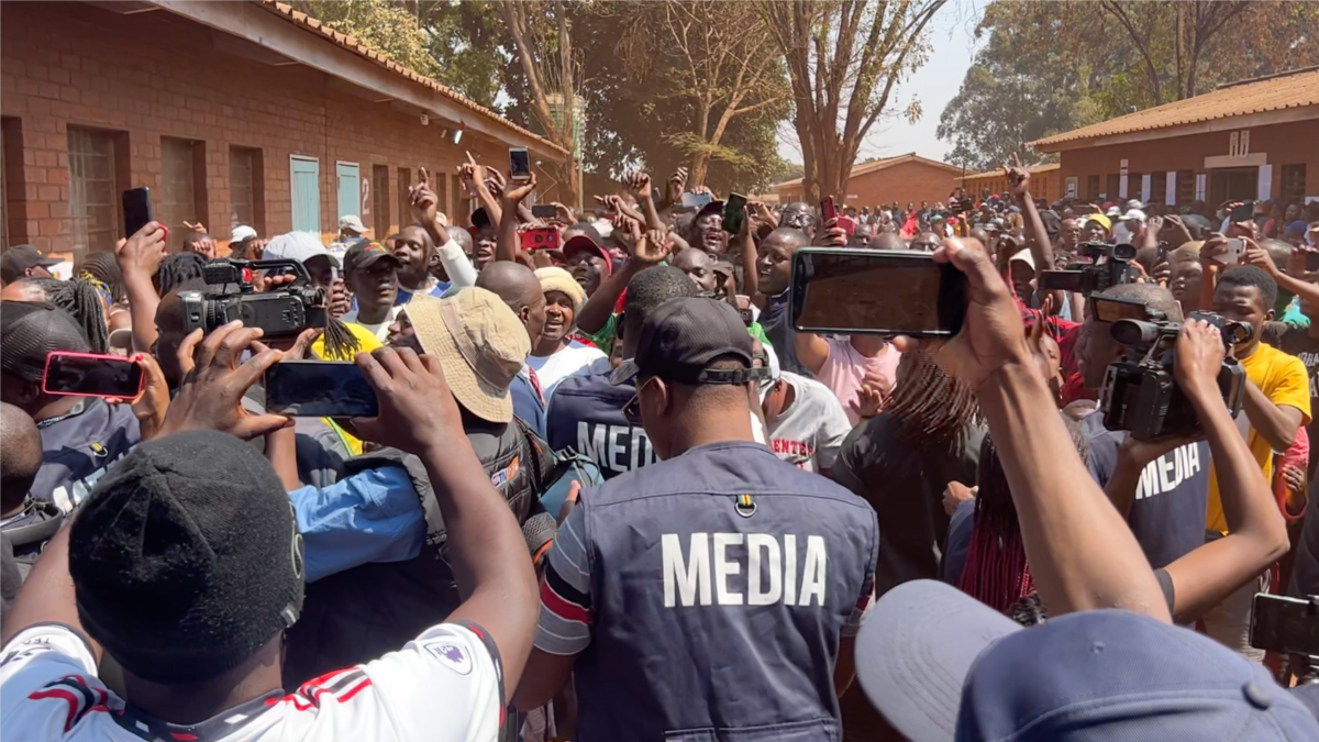 Zimbabwe Journalists Ordered to Delete Photos of VP Collapsing at Rally