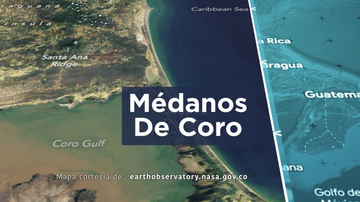 Mapa de Médanos de Coro