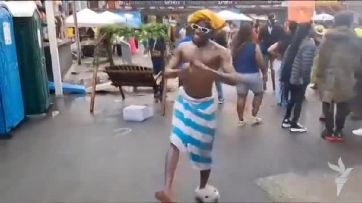 Viral Sensation 'Uncle Azeez' Shows Off Moves and Famous Towel Attire