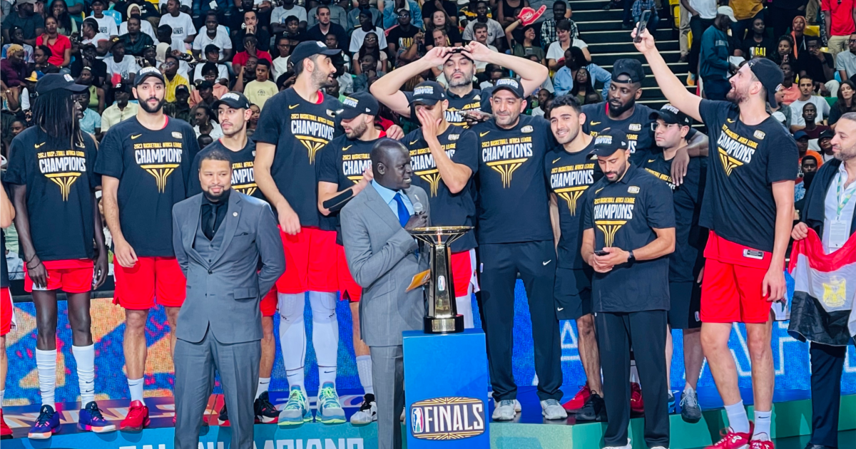 Egypt's Al Ahly Lifts 2023 BAL Championship Trophy