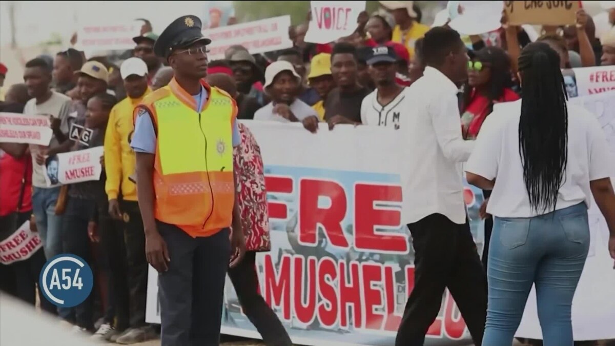Namibian Youth Rally for Jailed Activist