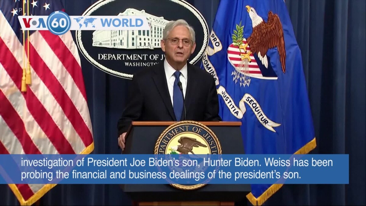 Voa60 World Attorney General Garland Appoints Special Counsel In 2774