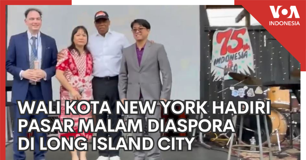 Wali Kota New York Hadiri Pasar Malam Diaspora di Long Island City