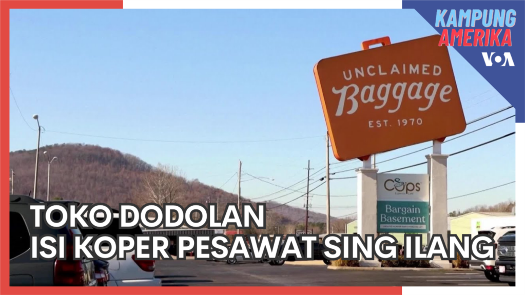Kampung Amerika: Toko Dodolan Isi Koper Pesawat sing Ilang