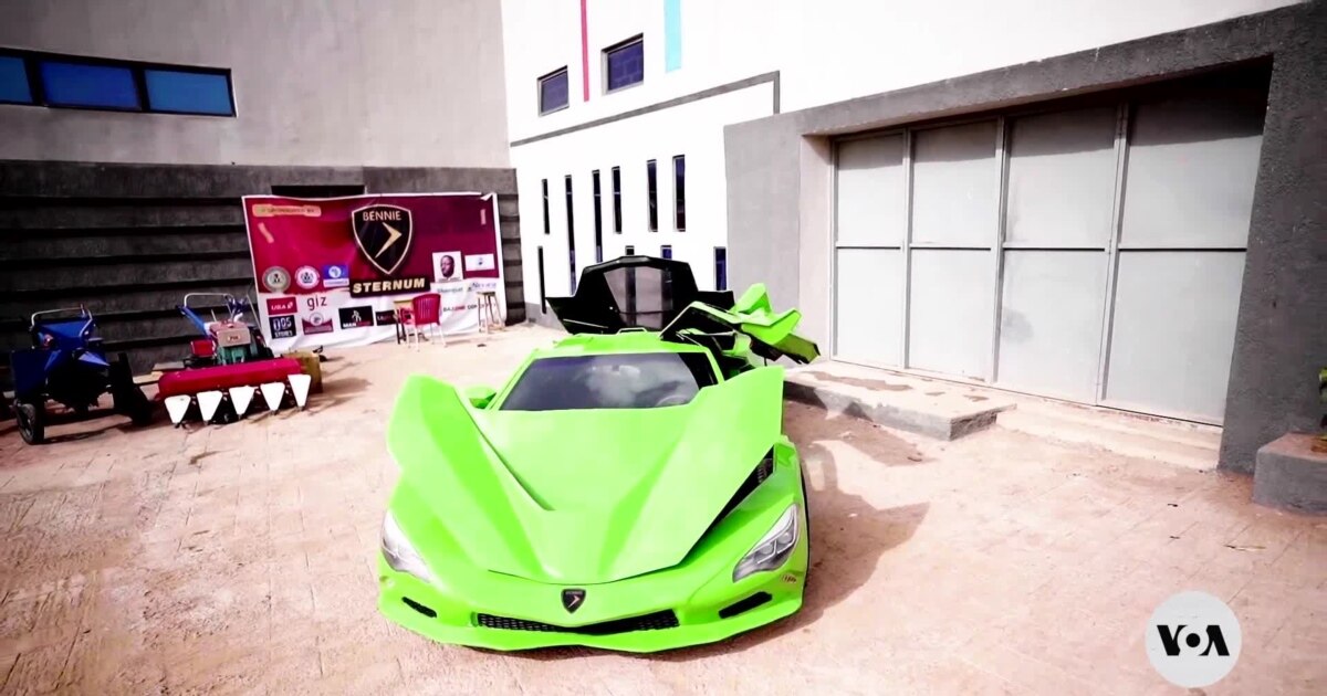 Nigerian engineer builds luxury cars from scratch