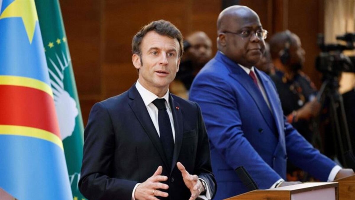 Macron defende integridade territorial da RDC e condena rebeldes do M23