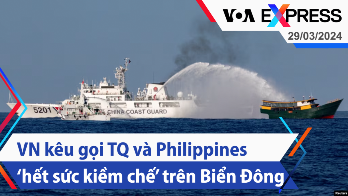 VN kêu gọi TQ và Philippines ‘hết sức kiềm chế’ trên Biển Đông | Truyền ...