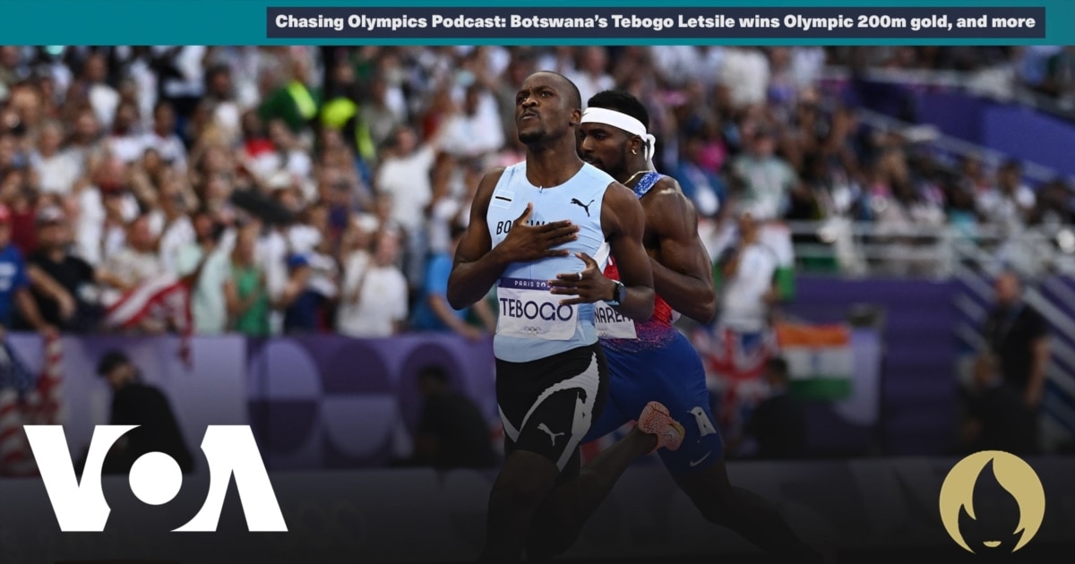 Chasing Gold Olympics Podcast: Botswana’s Tebogo Letsile wins Olympic ...