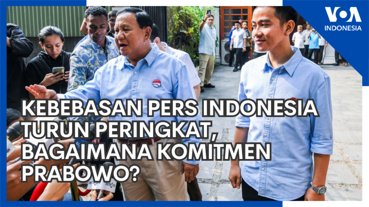 Kebebasan Pers Indonesia Turun Peringkat, Bagaimana Komitmen Prabowo?